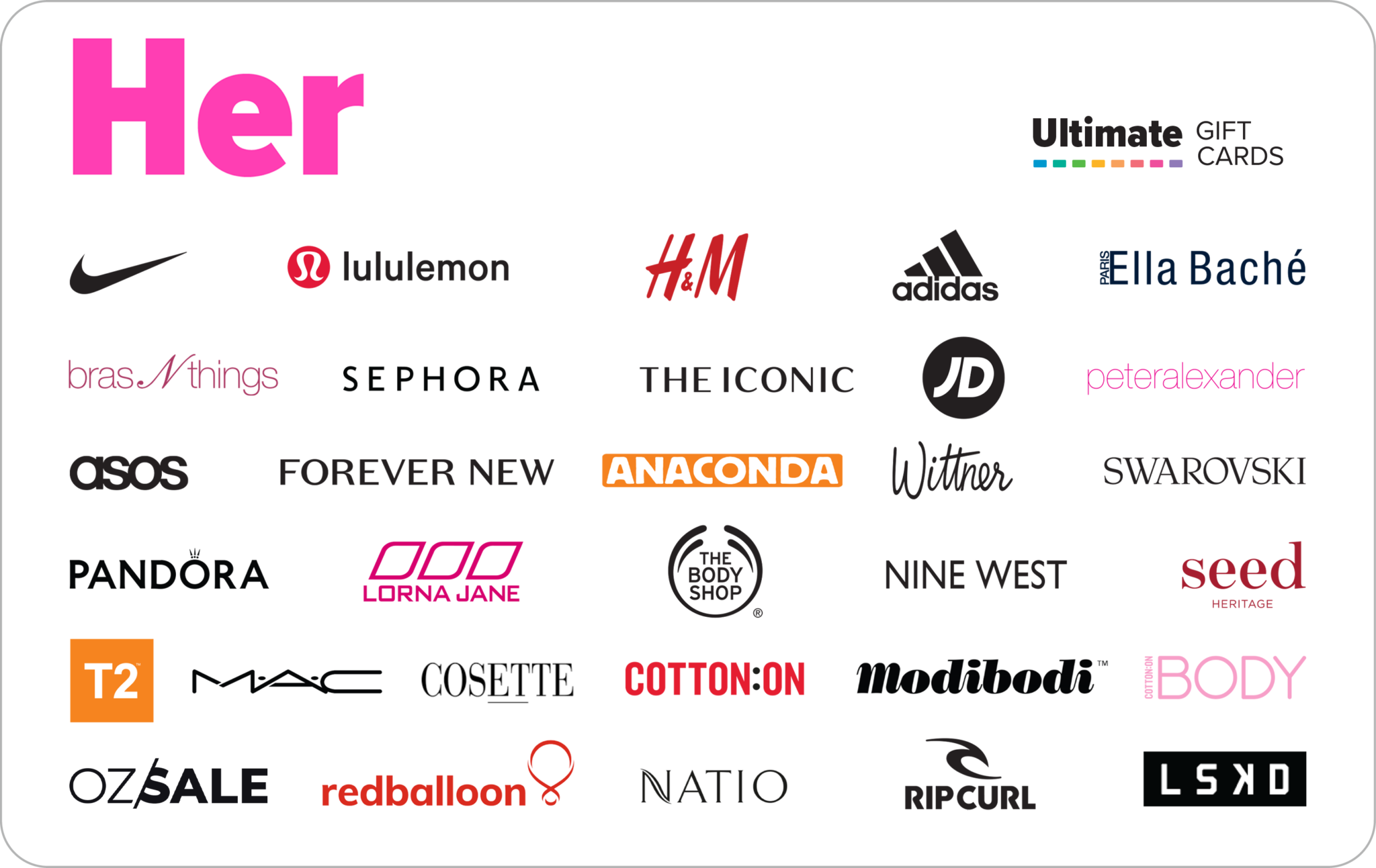 Ultimate Gift Cards