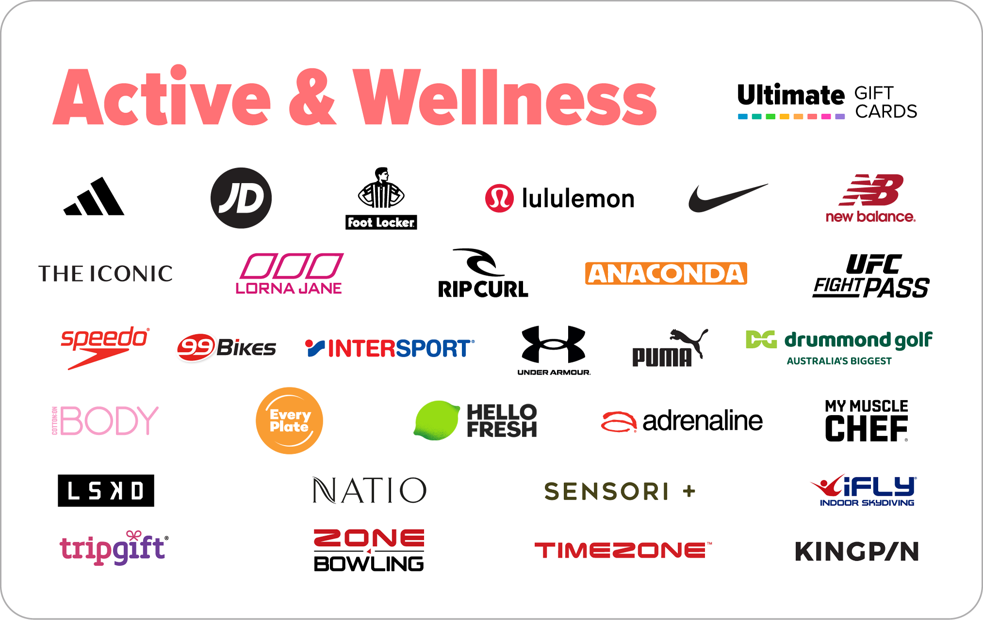 Ultimate Gift Cards