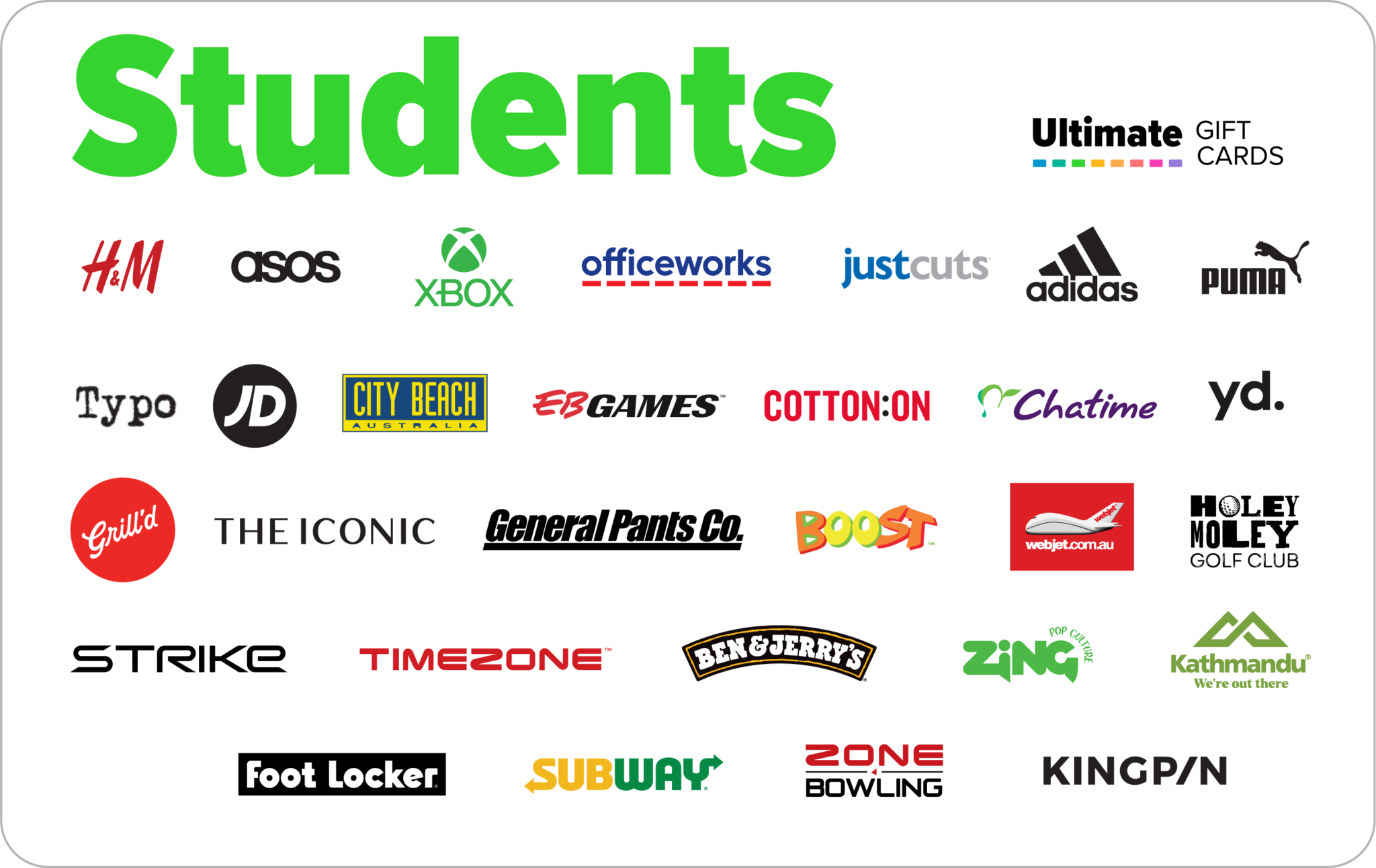 Ultimate Gift Cards