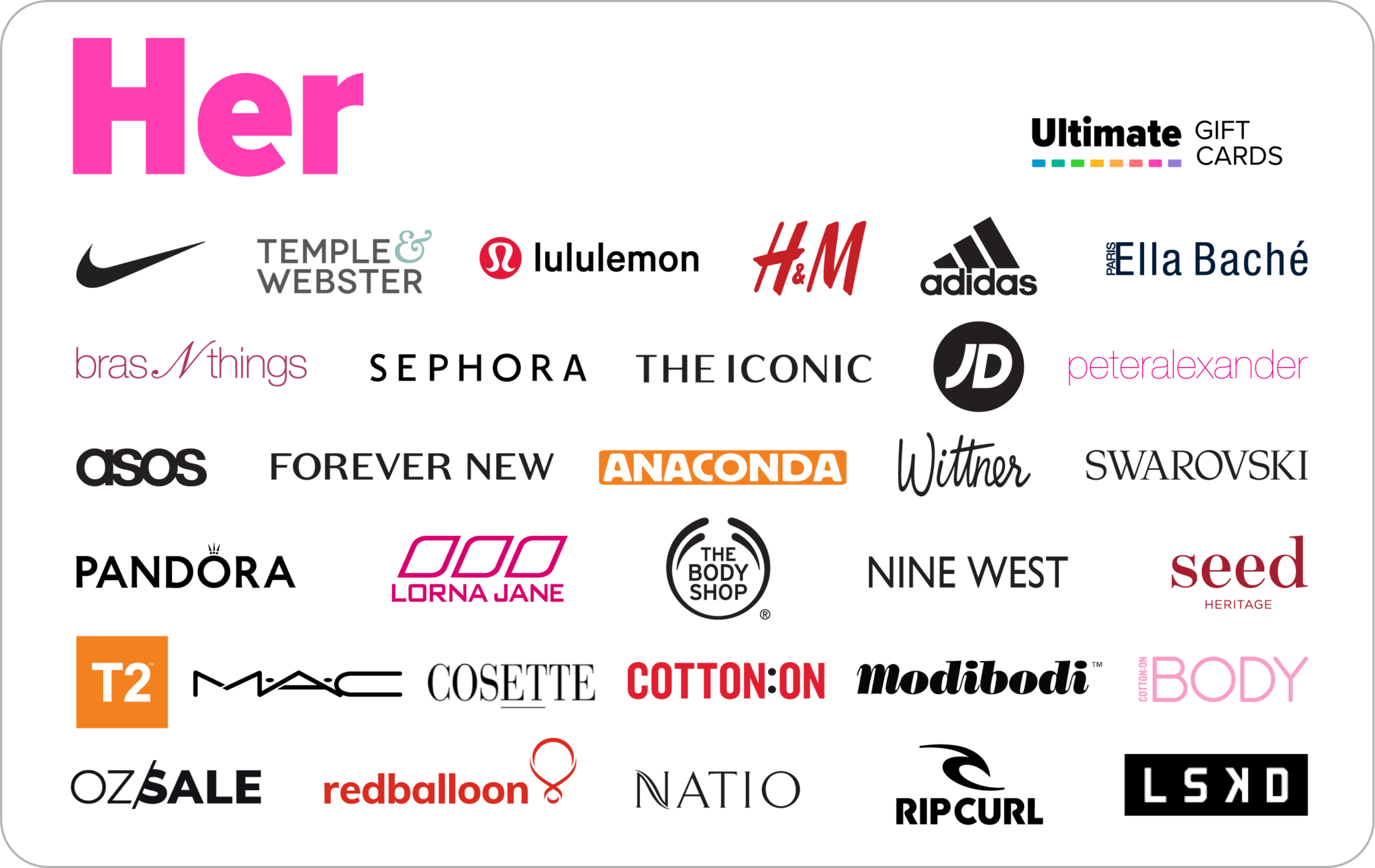 Ultimate Gift Cards